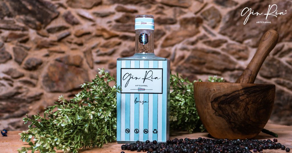 GIN RIA garrafa 700 ml 40% Vol. Álc. BRISA | Gin Ria